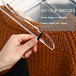 Besser Acrylic Clear Hangers 15 Pack Gold Acrylic Hangers Premium Quality Crystal Clear Hangers with Gold Hooks Luxury Dress Suit Hangers（Flat Hook）