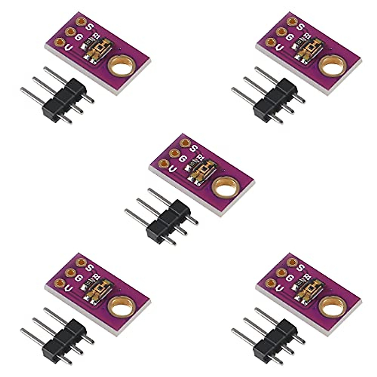 ACEIRMC 5pcs CJMCU - TEMT6000 Light Sensor Professional TEMT6000 Light Sensor Module for Arduino