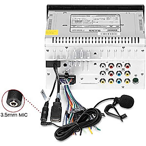 FingerLakes 3.5mm Microphone Assembly Mic for Car Vehicle Head Unit Bluetooth Enabled Stereo Radio GPS DVD