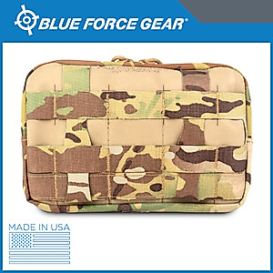 Blue Force Gear MOLLE Admin Pouch - EDC Pouch, Durable USA-Made MOLLE Accessories - Coyote Brown - 1 x 8 x 5.5 Inches