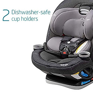 Maxi-Cosi Magellan Xp Max All-In-One Convertible Car Seat with 5 Modes & Magnetic Chest Clip, Nomad Black