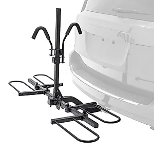 ELEVATE OUTDOOR Hitch-Mounted Bike Rack for E-Bikes and Fat Tire Bikes - 2 Bike