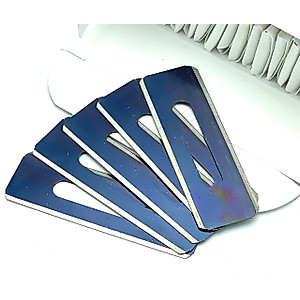 CCA Slotted Round Edge Trimming Knife Blades x 100