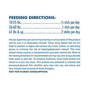 N-Bone FLOSSta Dual Action Dental Chews Mint Flavor, 12-oz Bag