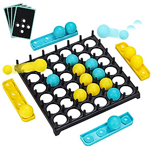 LANBOUY Bounce Ball Party Game, Table Top Games Family Party Jumping Connect Tabletop Board Games Toys Bounce Battle Ball Game, Funny Ball Tabletop Game Toys for Adults and Kids
