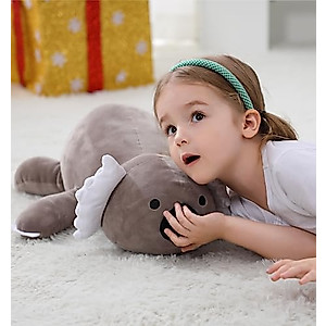 24" 4.2lbs Koala Weighted Stuffed Animals,Cute Cuddle Plushie Toy Weighted Koala Plush Throw Pillow for Children Kids Adults(Koala)