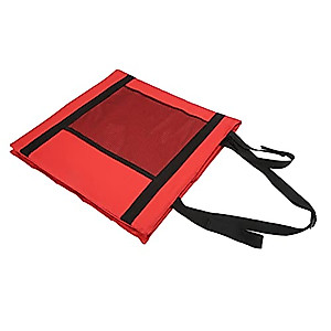 Okuyonic Folding Stadium Seat, Portable Lightweight Folding Bleacher Cushion Pearl Cotton for Lawn(Red)