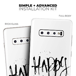 DesignSkinz Happy Splatter Protective Vinyl Decal Wrap Skin Cover Compatible with The Samsung Galaxy S20 (Screen Trim & Back Glass Skin)