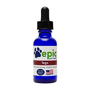 Epic Pet Health Legs - Promotes Leg and Hip Strength Naturally (1 Ounce, Dropper)