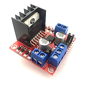 4pcs L298N Controller Board Module Dual H-Bridge 3pcs Dupont Connector Cables for Arduino Smart Car Power UNO MEGA R3 Mega2560 Motor Driver Stepper DC Motor