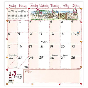 TF PUBLISHING 2024-2025 Susan Branch 2-Year Small Monthly Pocket Planner | 2-Page Large Calendar Grid and Lined Notes Section in Back | Monthly Day Planner for Purse | 3.5" x 6.5"