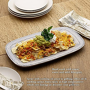 Wilton Armetale Gourmet Grillware Grilling and Serving Tray, 16.5-Inch