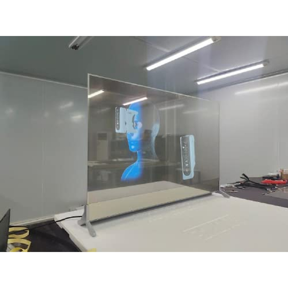 QianZi Desktop Transparent Display for Office - Resolution 1920 x 1080, Display Size 1210 x 680mm