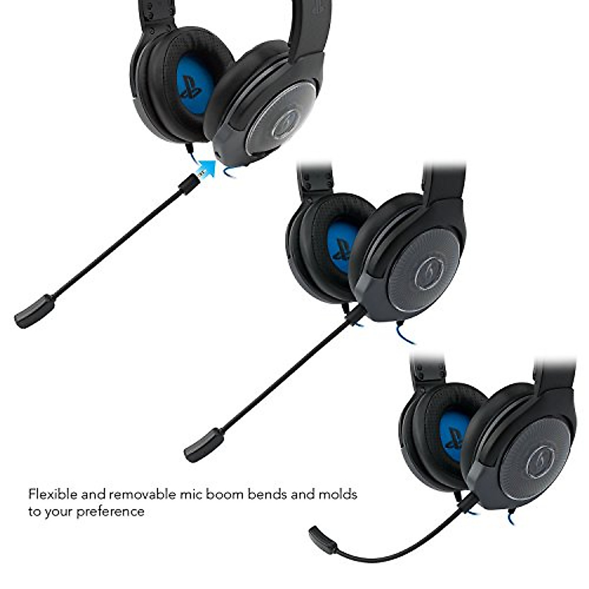PDP PS4 Afterglow AG 6 Wired Gaming Headset, 051-077-NA-BK