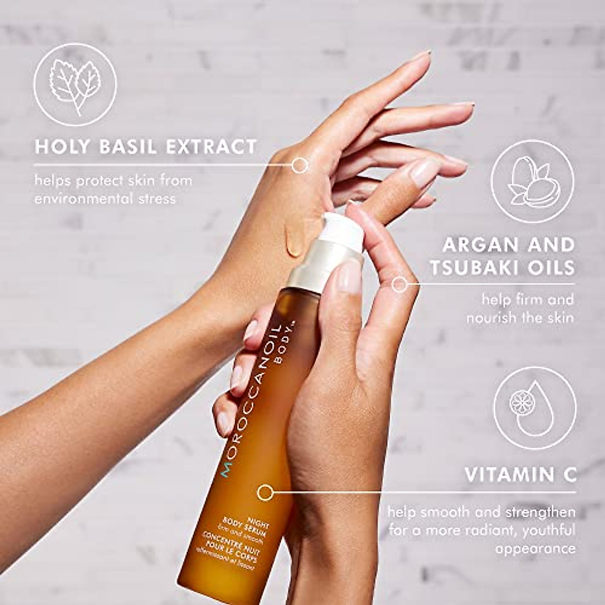 Moroccanoil Night Body Serum Body Oil, 3.4 Fl. Oz.