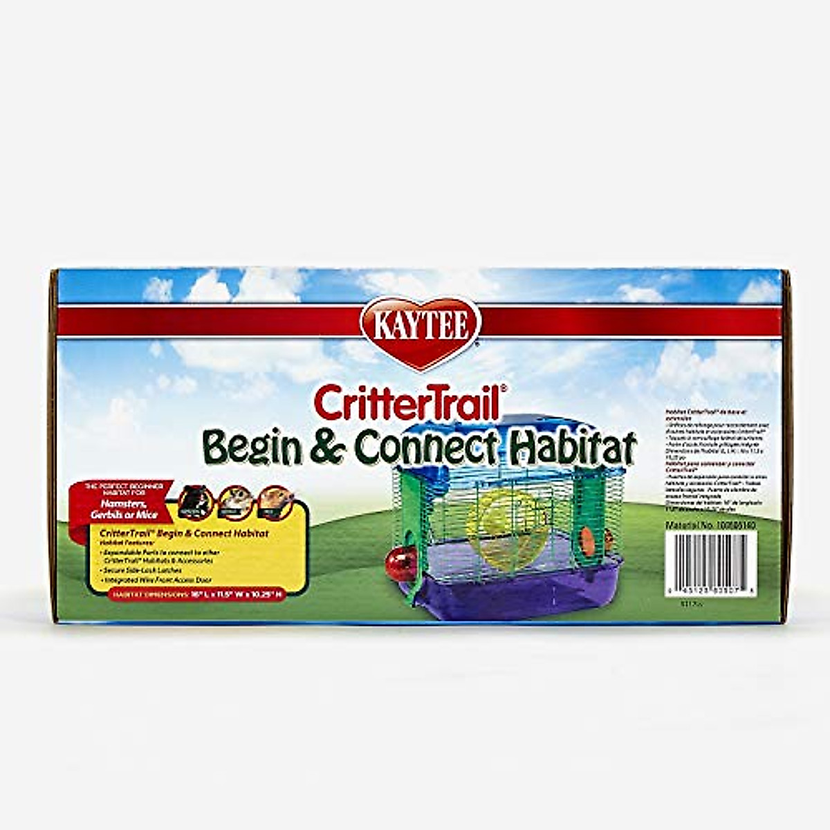 Kaytee CritterTrail Begin & Connect Habitat for Pet Mice, Dwarf Hamsters, Hamsters, or Gerbils