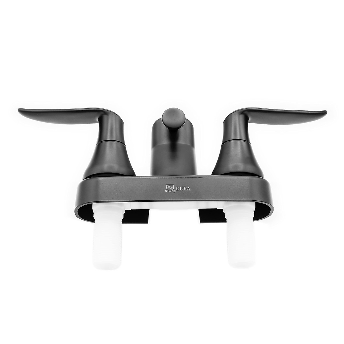 Dura Faucet DF-SA110LH-MB RV Tub & Shower Faucet Valve Diverter with Winged Levers (Matte Black)
