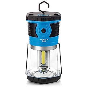 Blazin' Sun 800 | Brightest Lanterns Battery Powered LED Camping and Emergency | Hurricane, Storm and Power Outages (Blue)