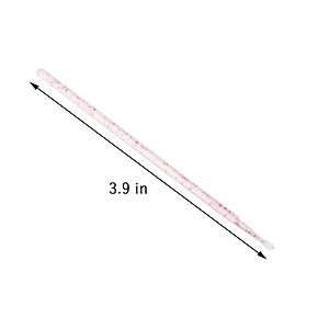 ZYIGYI 500 PCS Disposable Micro Cotton Swabs Brush Applicators, Microswabs for Eyelash Extension, Lips Mascara Wands 5 Color
