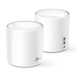 TP-Link WiFi 6 Mesh WiFi, AX3000 Whole Home Mesh WiFi System (Deco X60) - Covers up to 5000 Sq. Replaces WiFi Routers and Extenders,2-pack