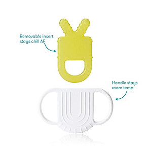Frida Baby Not-Too-Cold-to-Hold BPA-Free Silicone Teether for Babies