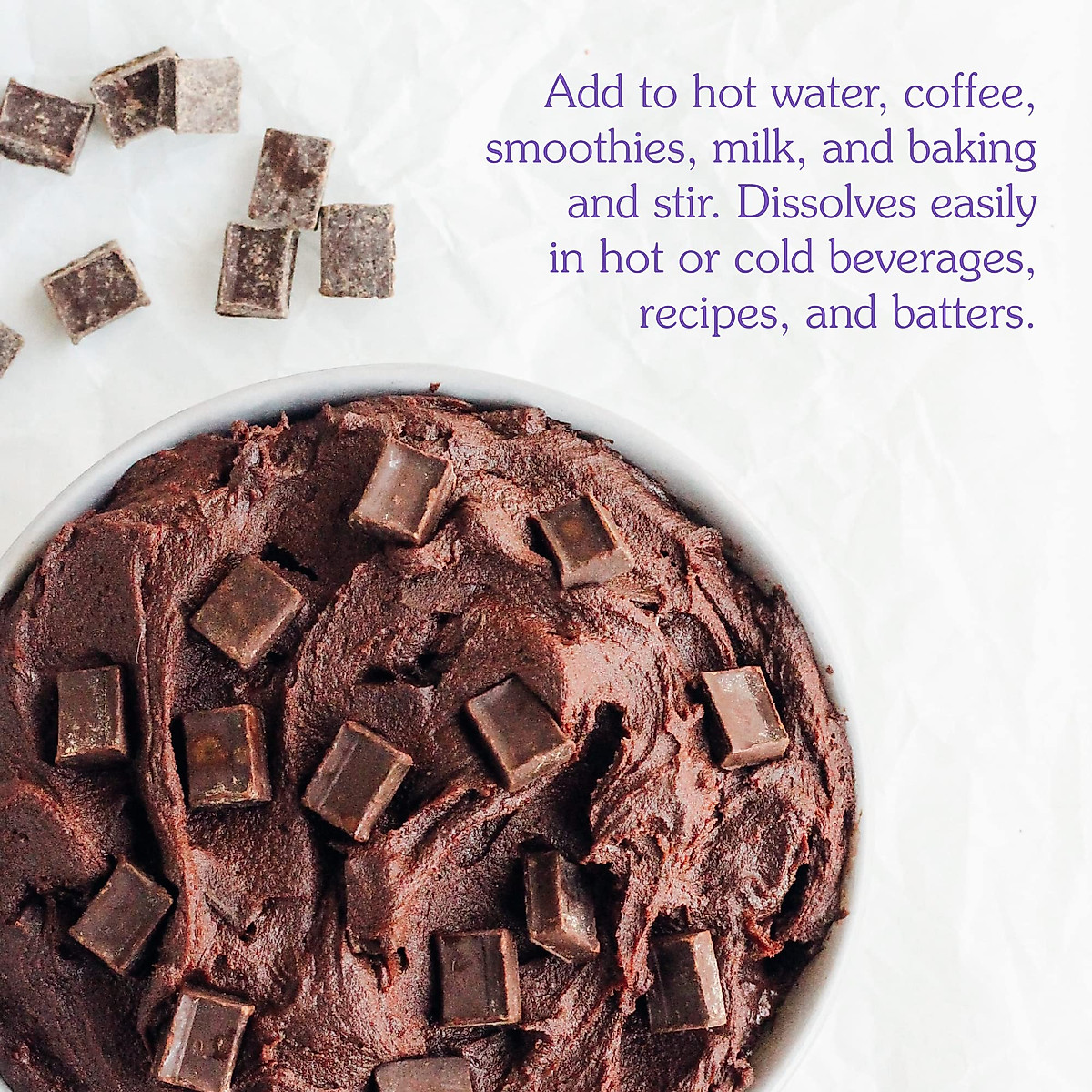 NuNaturals Organic Fair Trade Cocoa Powder, Premium Dutch-Process For Drinking and Baking, 1 lb