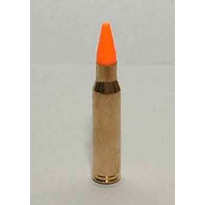 ST Action Pro Pack Of 10 Inert .308 Winchester Rifle Orange Safety Trainer Cartridge Dummy Ammunition Ammo Shell Rounds with Brass Case