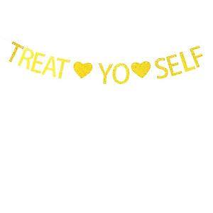Treat Yo Self banner for wedding,sweet table,bar decorations Risehy