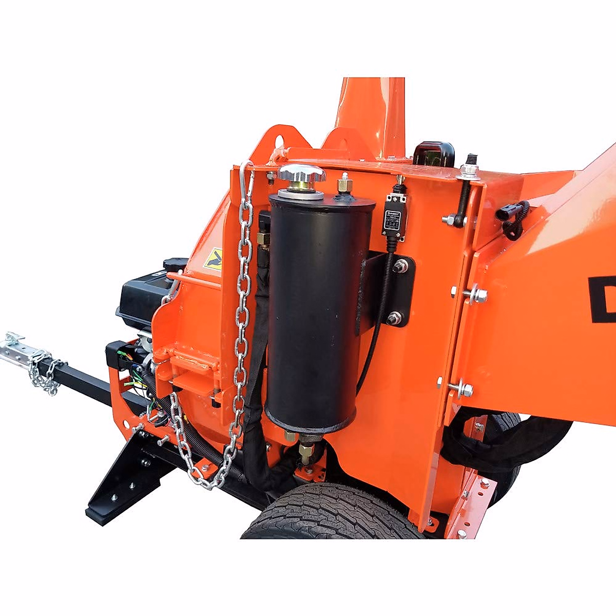DK2 5-Inch 14 HP 429 cc Hydraulic Auto-Feed Chipper Shredder with Electric Start
