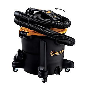 Vacmaster Professional - Professional Wet/Dry Vac, 12 Gallon, Beast Series, 5.5 HP 2-1/2" Hose (VJH1211PF0201) , Black