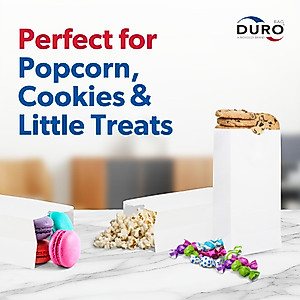 Kraft White Paper Bag #2 Candy Peanuts Treat Bag ~ 25 count