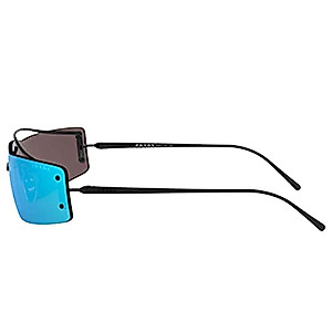 Prada CATWALK PR61VS Sunglasses 1AB336-38 -, Light Green Mirror Blue PR61VS-1AB336-38