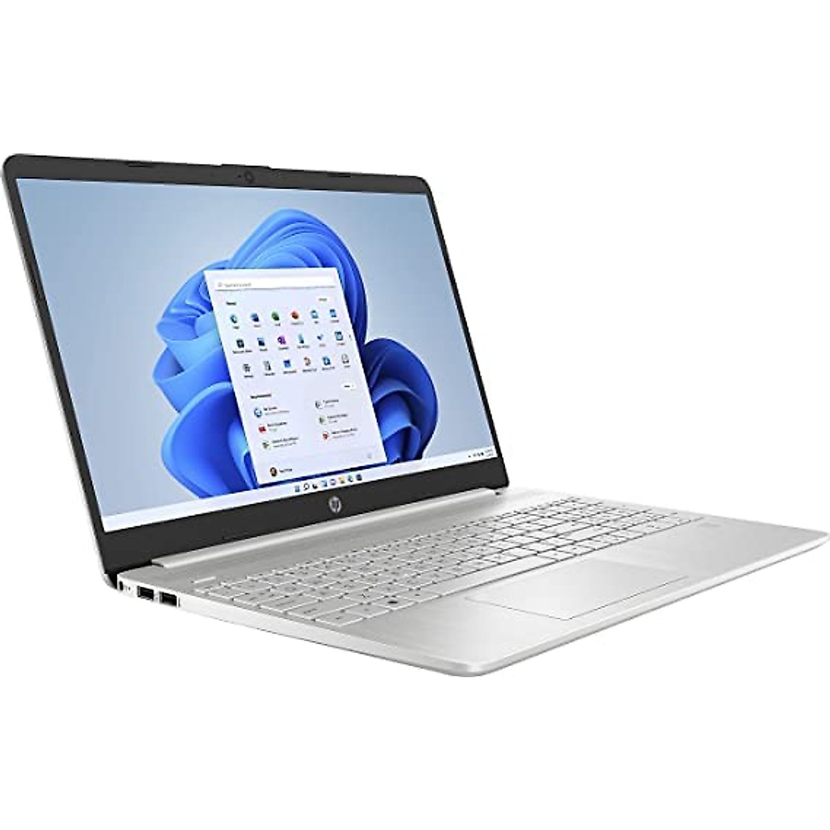 HP Newest Notebook, 15.6" HD Screen Laptop, Intel Core i3-1115G4 (up to 4.1 GHz with Intel Turbo Boost), 12GB DDR4 RAM, 256GB SSD, Webcam, HDMI, Wi-Fi, Windows 11 Home, Natural Silver.W/ELMTech