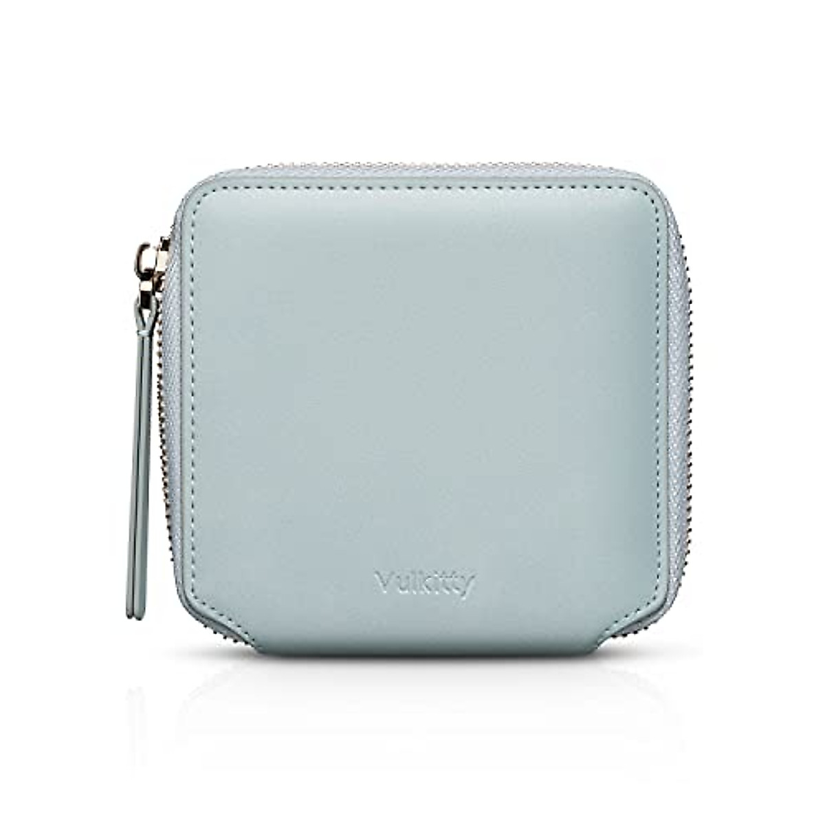 Vulkitty Women Leather Wallet RFID Blocking Bifold Slim Coin Purse Credit Card Holder with Zipper Pocket Case