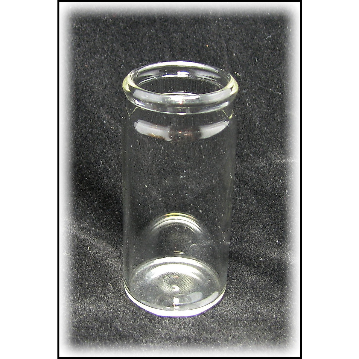 "Medicine Vial" 2 1/4-inch Glass Guitar Slide - a classic slide style for playing the blues