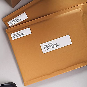 Dymo 30330 Labelwriter Return Address Labels, 3/4 X 2, White, 500 Labels/Roll