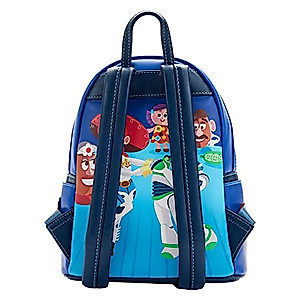Loungefly Disney Pixar Moments Toy Story Jesse and Buzz Womens Double Strap Shoulder Bag Purse