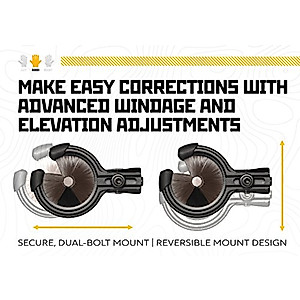 Trophy Ridge Kill Shot Whisker Biscuit Archery Arrow Rest, Ambidextrous, Brown, Medium