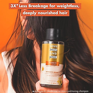 Love Beauty and Planet Shampoo with Vitamin B3 Coconut Oil & Ylang Ylang for Intensive Repair for Damaged Hair Sulfate, Silicone, & Paraben Free. Cruelty-Free. 13.5 oz