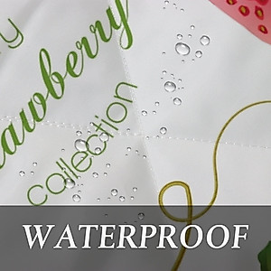 Outdoor Sleeping Bag Sleep Bag Cute Tea Fruit Strawberry Floral Flowers Cover Mat for Travel Camping Hiking Women Men Adult 3 Seasons