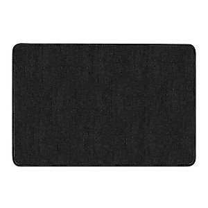 CALIDAKA Office Chair Mat for Hardwood Floor Computer Gaming Chair Mat 47x35inch Office Gaming Rolling Floor Mat Anti-Slip Under Desk Low-Pile Office Rug(Black)
