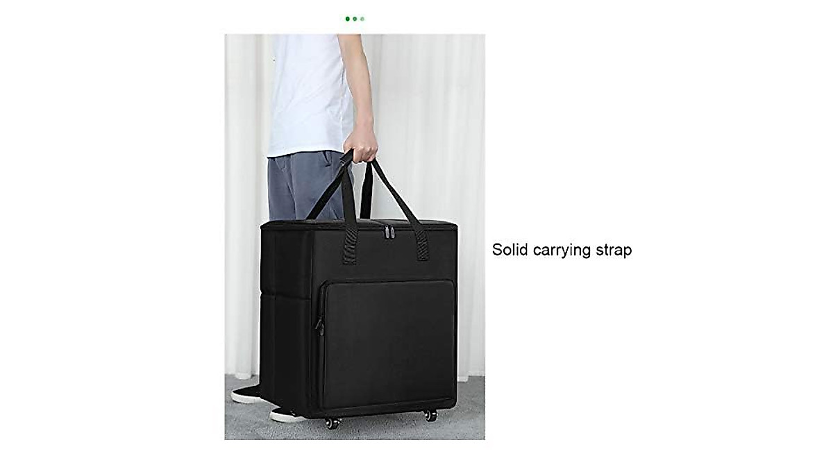 Buwico Desktop PC Travel Case with Wheels - 27 Inch Monitor