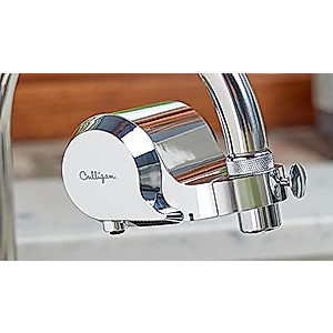 Culligan CFM-300CR, Faucet Mount Water Filter System, WQA Certified to Reduce PFOA/PFOS, Chrome