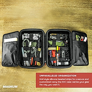 Clip & Carry Bundle of Magnum & Adequate Sized EDC Storage Cases w/Integrated Valet Dump Tray