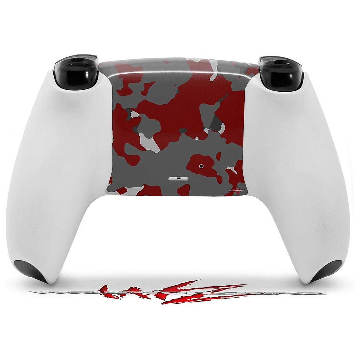 WraptorSkinz Skin Wrap compatible with Sony PS5 DualSense Controller WraptorCamo Old School Camouflage Camo Red Dark (CONTROLLER NOT INCLUDED)