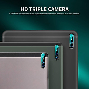 HUIOP Metal Tablet, 10.1'' Metal Tablet with MT6592 Eight-core Processor 1280 * 800 Resolution 2GB+32GB Memory Support 2G/3G Calls Green+Black US Plug