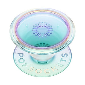 PopSockets PopGrip - Expanding Stand and Grip with Swappable Top - Clear Iridescent