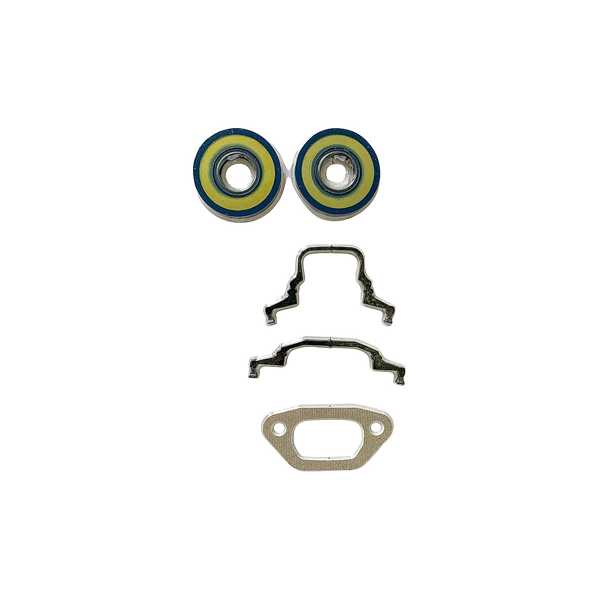 EngineRun Chainsaw Cylinder Gasket and Crankshaft Seal kit (5 PCS Set) fits for Husqvarna 455 455E 455 Rancher 460 465 Jonsered 2255 Chainsaw OEM 537245702 537 24 57-01