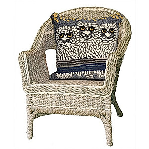 Liora Manne Frontporch Indoor/Outdoor Pillow, 18" Square, Owls