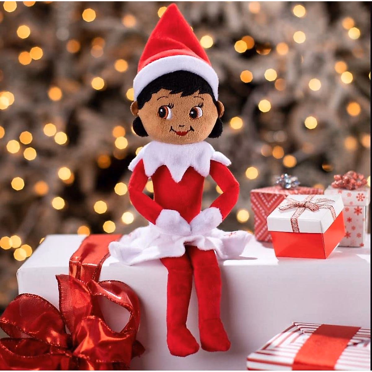 The Elf on The Shelf 12" Plushee Pal Snuggler Elf Dark Tone Girl & Boy